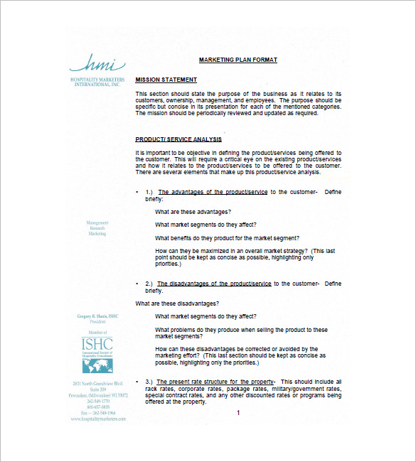 22+ Hotel Marketing Plan Templates - Word, Docs. PDF