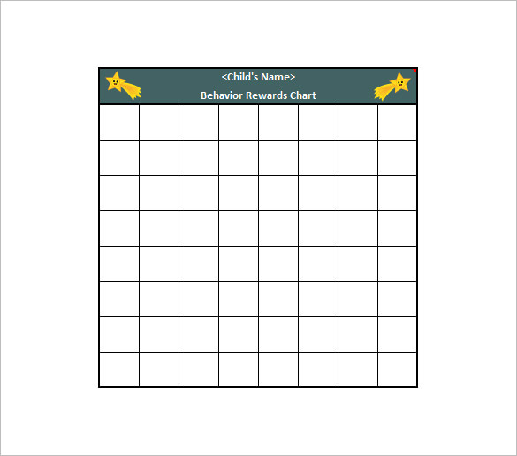 6 Behavior Chart Templates PDF DOC