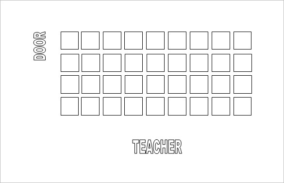 Classroom Seating Chart Template – 14+ Free Sample, Example, Format ...