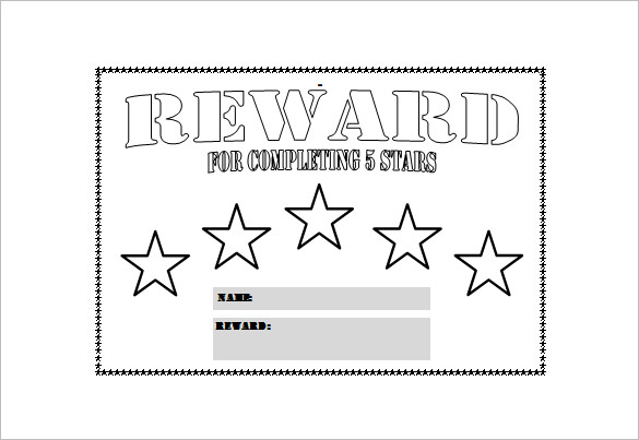 20+ Reward Chart Templates - DOC, PDF, Excel