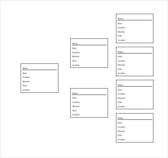 Family Tree Diagram Template - 20+ Free Word , Excel, PDF