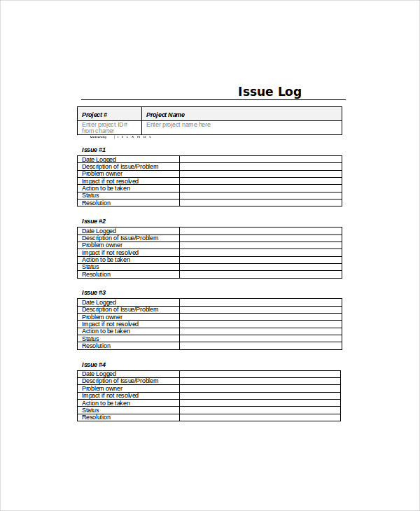 Log Template - 10+ Free Word, Excel, PDF Documents Download