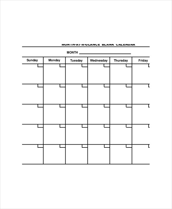 Blank Template 9 Free Word PDF Documents Download