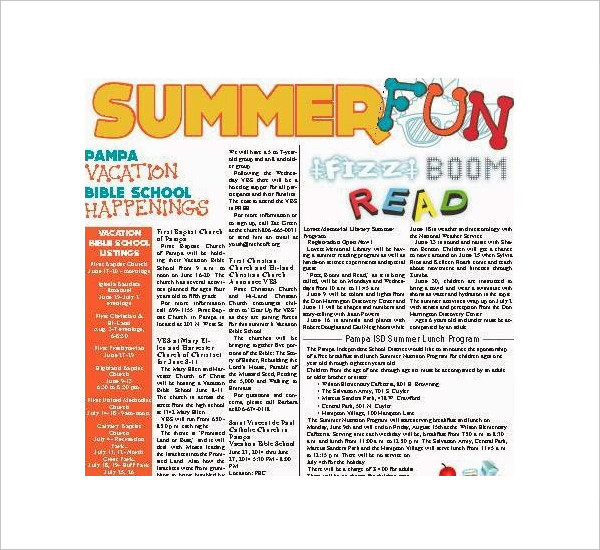 Newspaper Template - 16+ Free Word, PDF Documents Download
