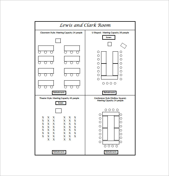 24+ Seating Chart Templates - DOC, PDF