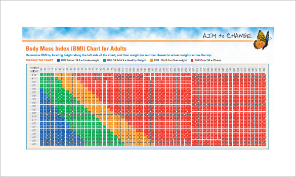 11+ BMI Chart Templates -DOC, Excel, PDF