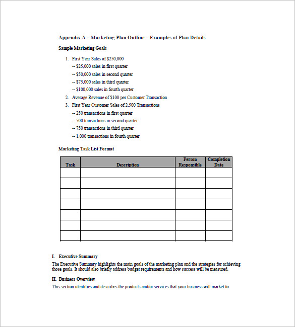 26 Simple Marketing Plan Templates PDF Word Format Download 