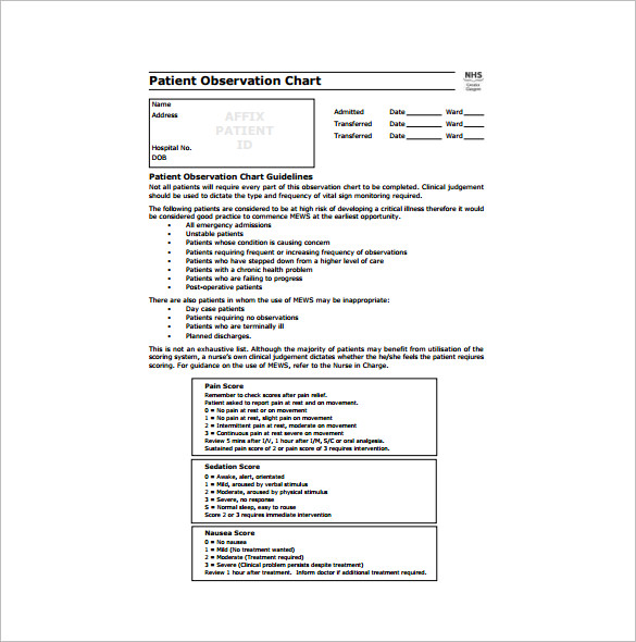 9+ Medical Chart Template - Free Word, Excel, PDF Format Download!