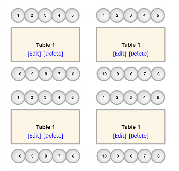 Seating Chart Template | Free & Premium Templates