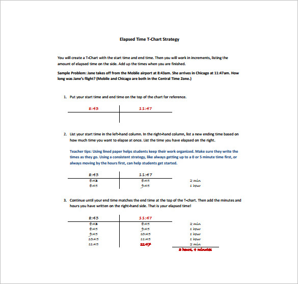 12+ T Chart Templates - Free Sample, Example, Format Download!
