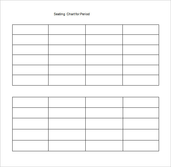 Classroom Seating Chart Template – 14+ Free Sample, Example, Format ...