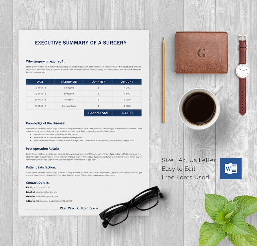 34+ Executive Summary Templates - Free Sample, Example Format Download!