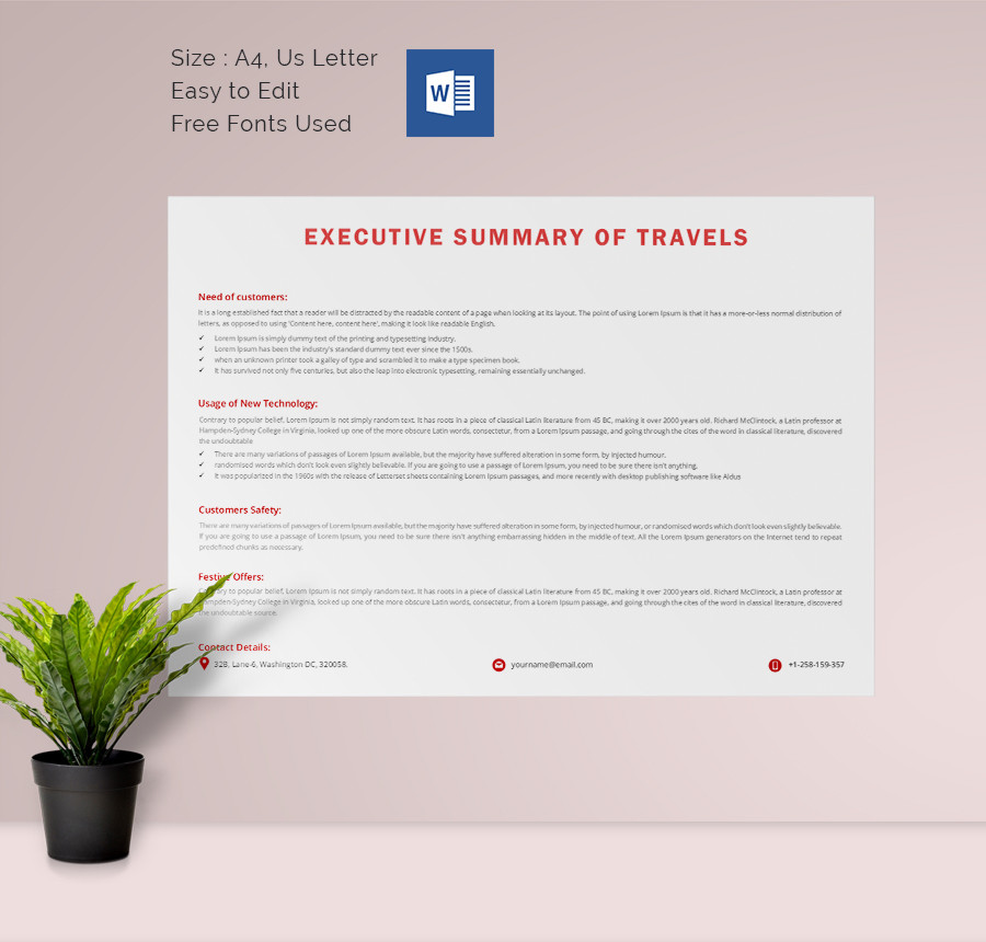 34+ Executive Summary Templates - Free Sample, Example Format Download!