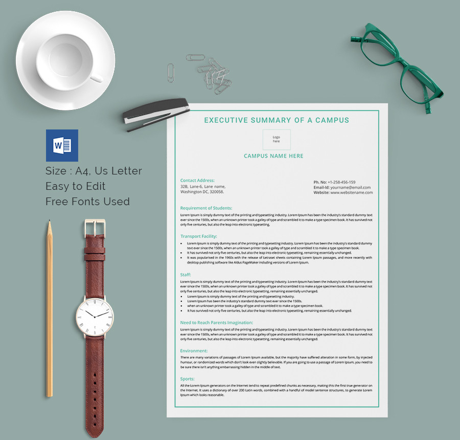 34+ Executive Summary Templates - Free Sample, Example Format Download!