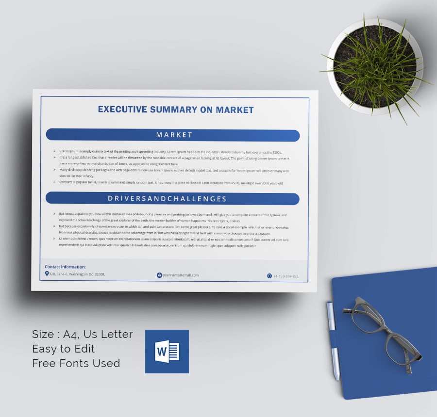 34+ Executive Summary Templates - Free Sample, Example Format Download!