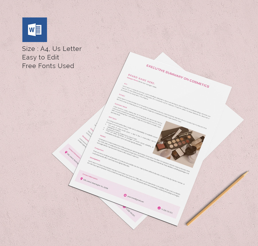 34+ Executive Summary Templates - Free Sample, Example Format Download!