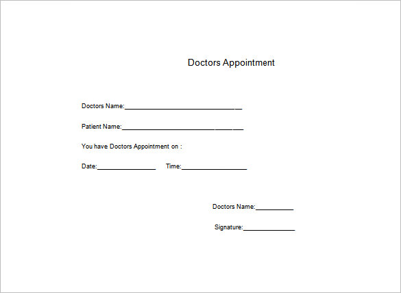 15+ Doctors Note Templates - PDF, Docs, Word
