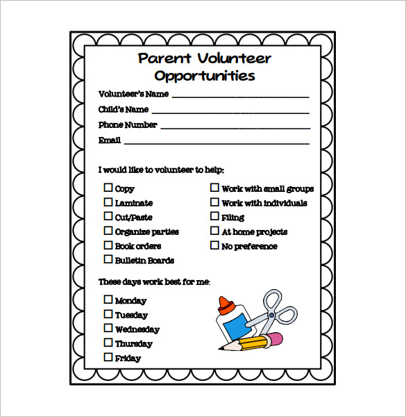 Volunteer Schedule Template - 11+ Free Word, Excel, PDF Format Download!