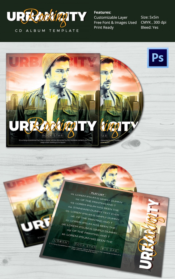 50+ Album Cover Templates - PSD