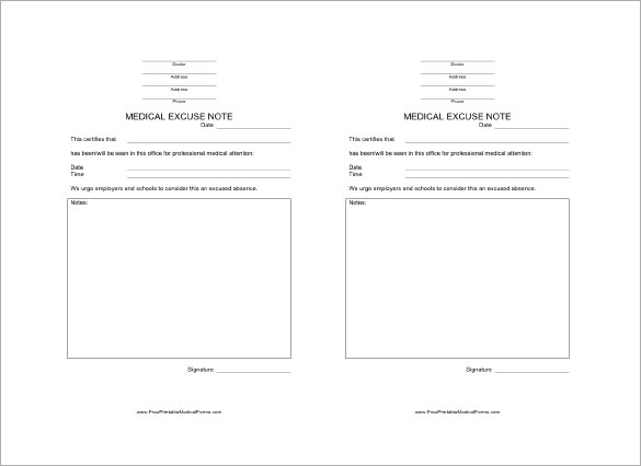 Doctors Note Template – 14+ Free Word, Excel, PDF Format Download!