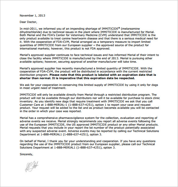 16+ Doctor Letter Templates - Word, PDF, Google Docs