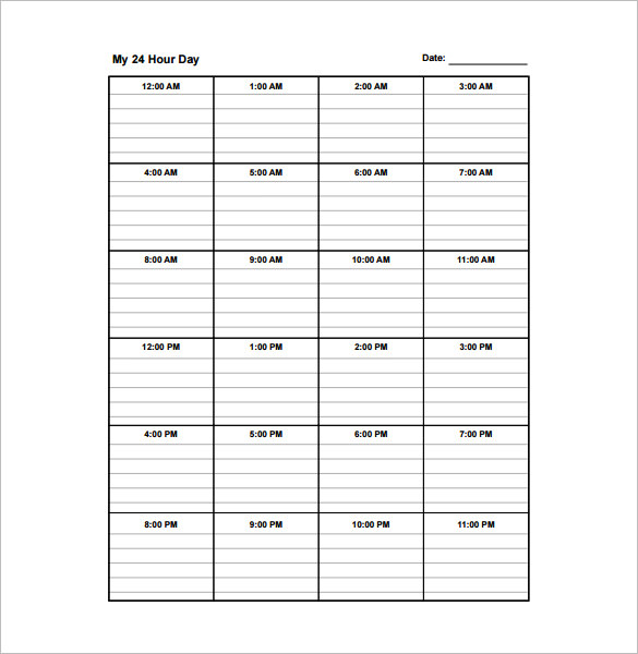 10+ Daily Schedule Templates - Docs, PDF