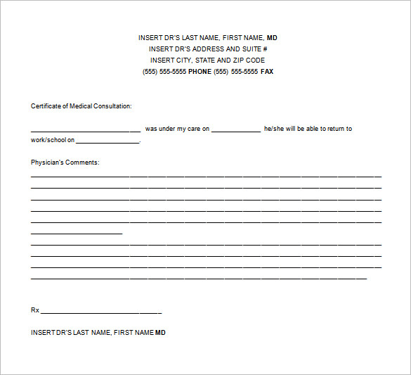 Doctor Excuse Template - 10+ Sample, Example, Format Download!