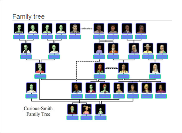 Large Family Tree Template 13 Word Excel Format Download 