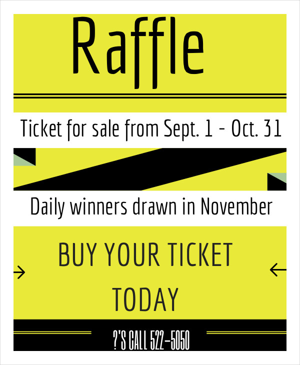 21+ Printable Raffle Ticket Templates - PSD, Ai, Word, InDesign