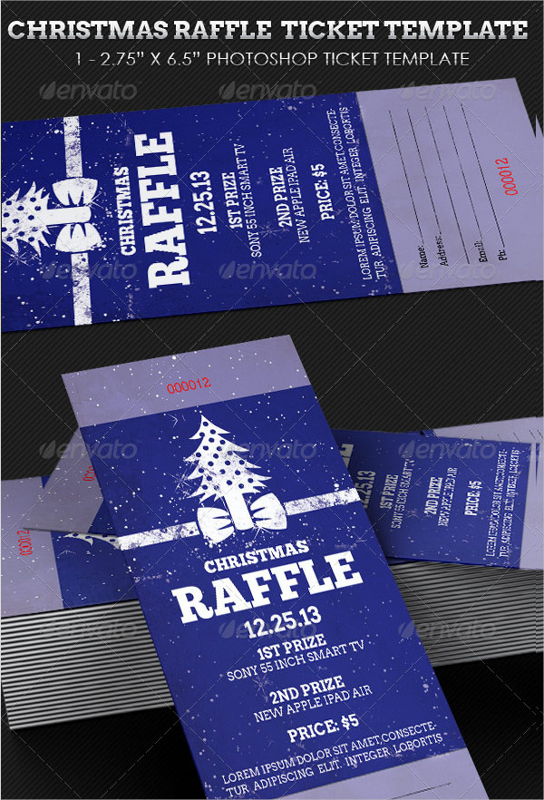 21+ Printable Raffle Ticket Templates - PSD, Ai, Word, InDesign
