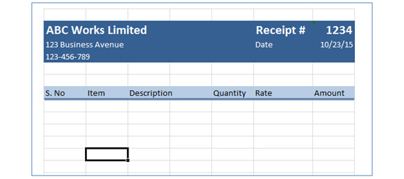 How to Create Receipts in Excel | Free & Premium Templates