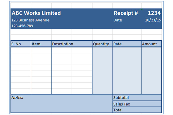 How to Create Receipts in Excel | Free & Premium Templates