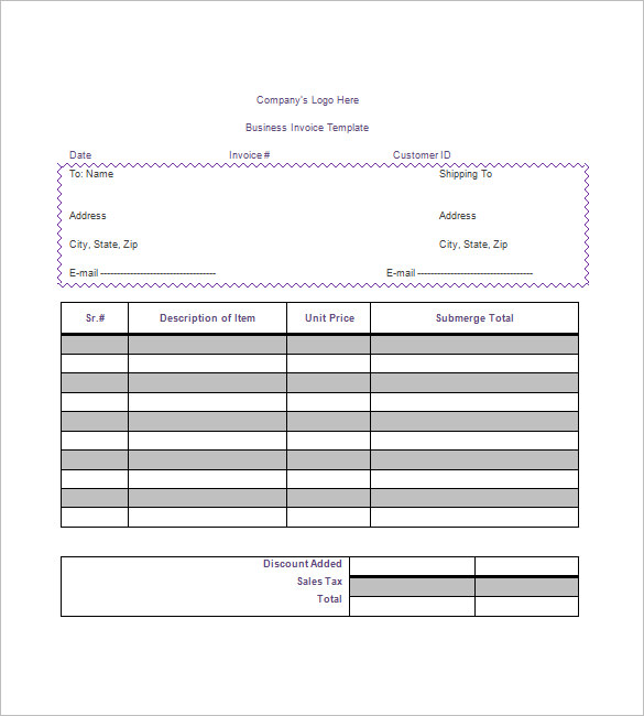 General Invoice Templates - 30+ Word, Excel, Google Sheets, PDF Format ...