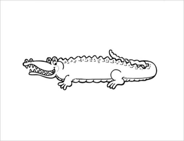 14+ Alligator Templates, Crafts & Colouring Pages