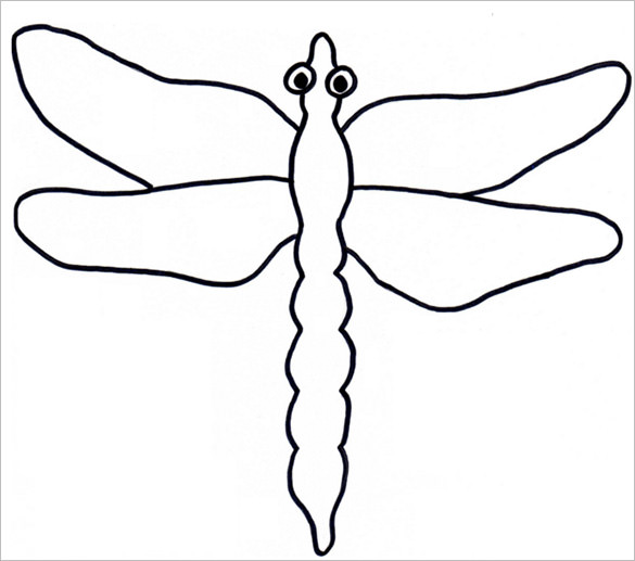 10+ Dragonfly Templates, Crafts & Colouring Pages