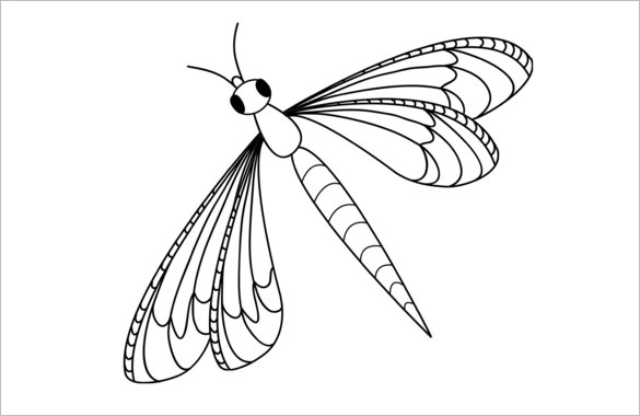 10+ Dragonfly Templates, Crafts & Colouring Pages