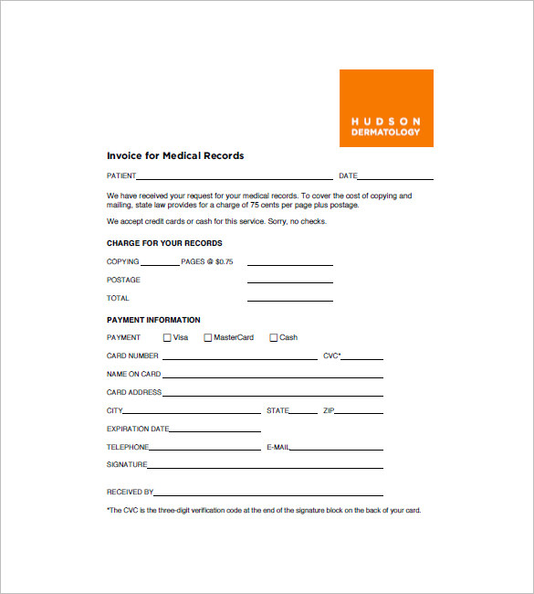 10+ Medical / Health Invoice Templates - Docs, PDF, Word | Free ...