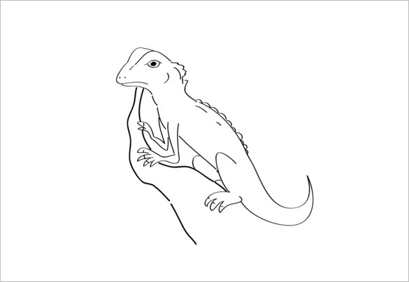 20+ Lizard Templates, Crafts & Colouring Pages
