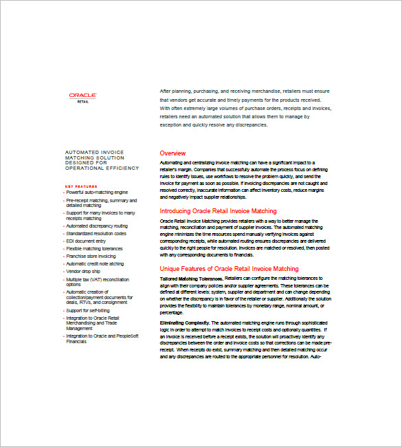 Retail Invoice Template - 11+ Word, Excel, PDF Format Download!