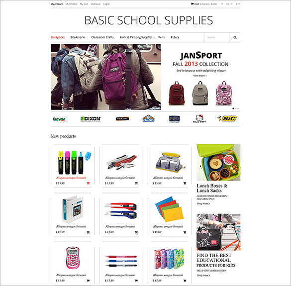 Free Stationery Catalog Templates, Editable and Printable