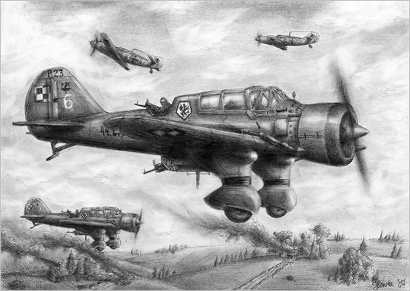 17+ Best Airplane Drawings to Download!