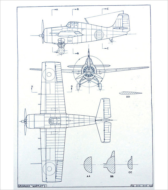 17+ Best Airplane Drawings to Download! | Free & Premium Templates