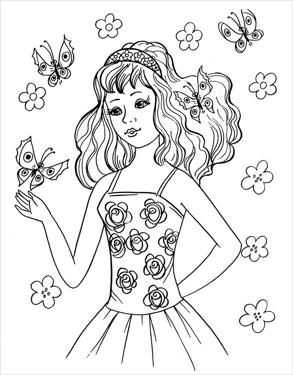 20+ Teenagers Coloring Pages - PDF, PNG