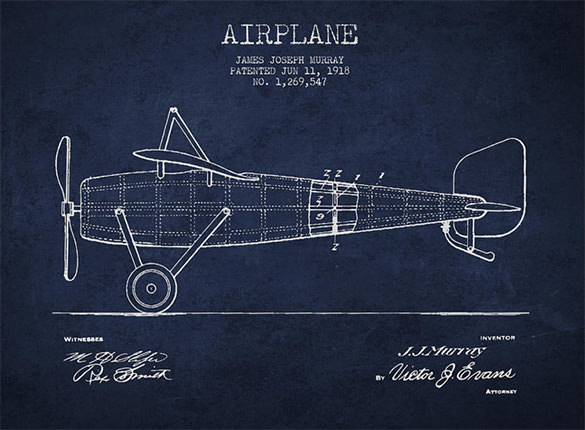 17+ Best Airplane Drawings to Download! | Free & Premium Templates