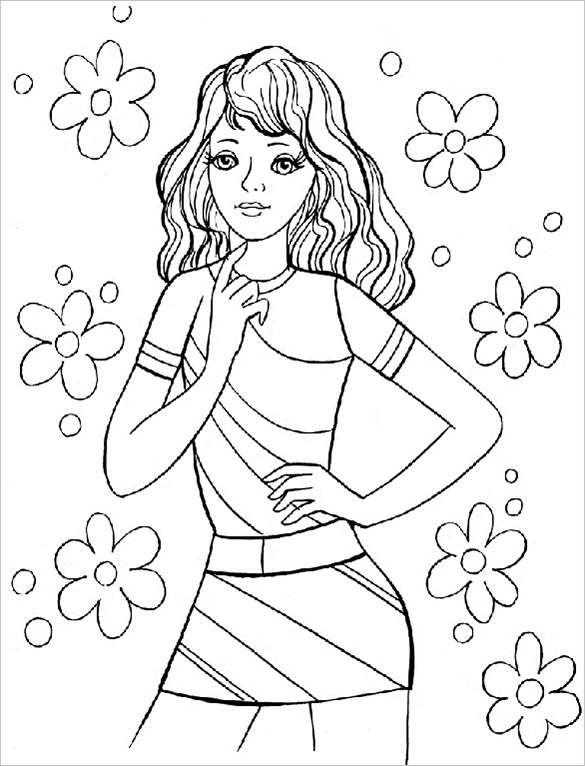 20+ Teenagers Coloring Pages - PDF, PNG