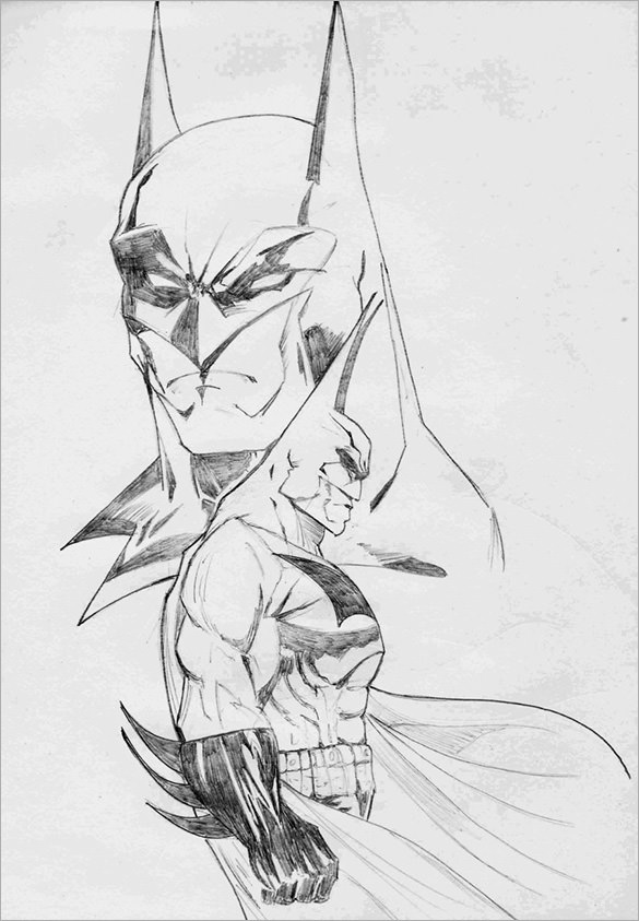 20+ Fantastic Batman Drawings Download!
