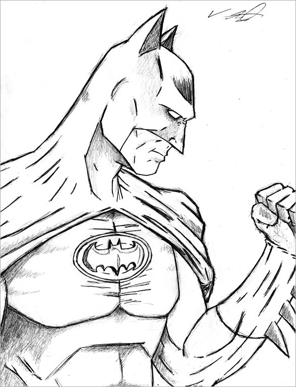 20+ Fantastic Batman Drawings Download!