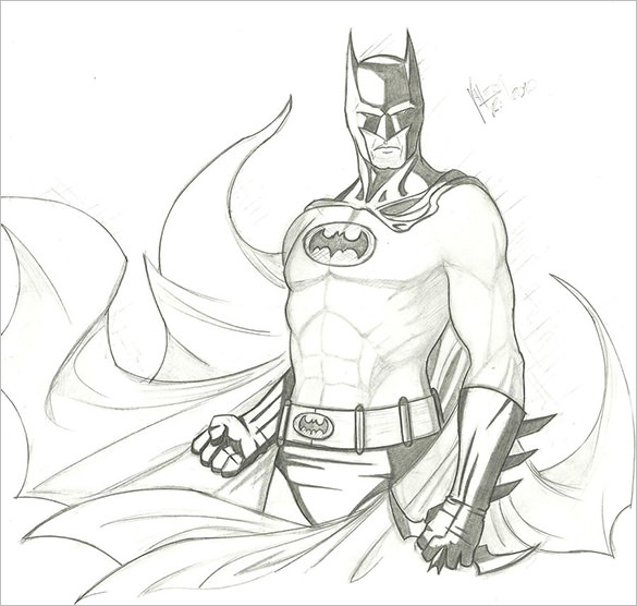 20+ Fantastic Batman Drawings Download!