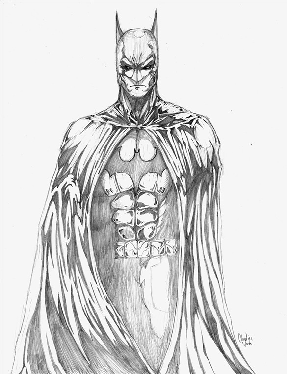 20+ Fantastic Batman Drawings Download!