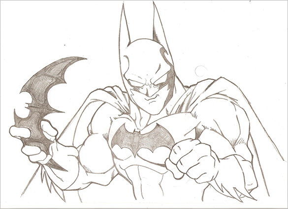 20+ Fantastic Batman Drawings Download!